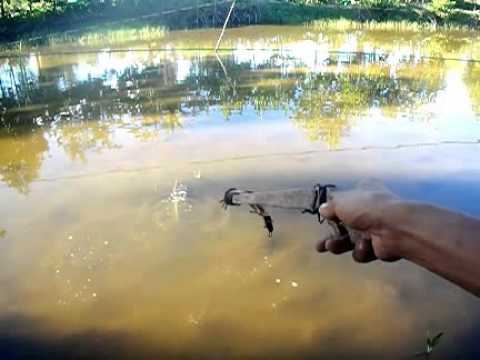 Homemade Harpoon by Kids - YouTube