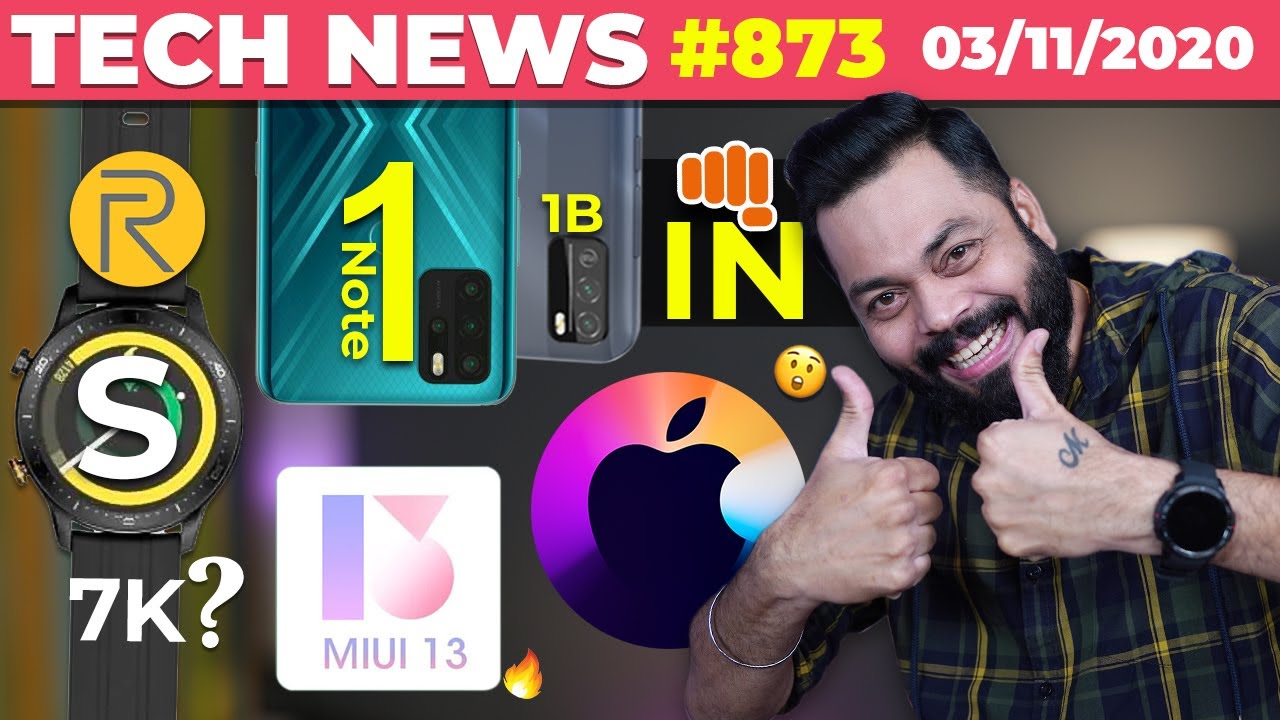 Micromax In Note 1 & 1B Launched, realme Watch S At 7000,Apple Event ...