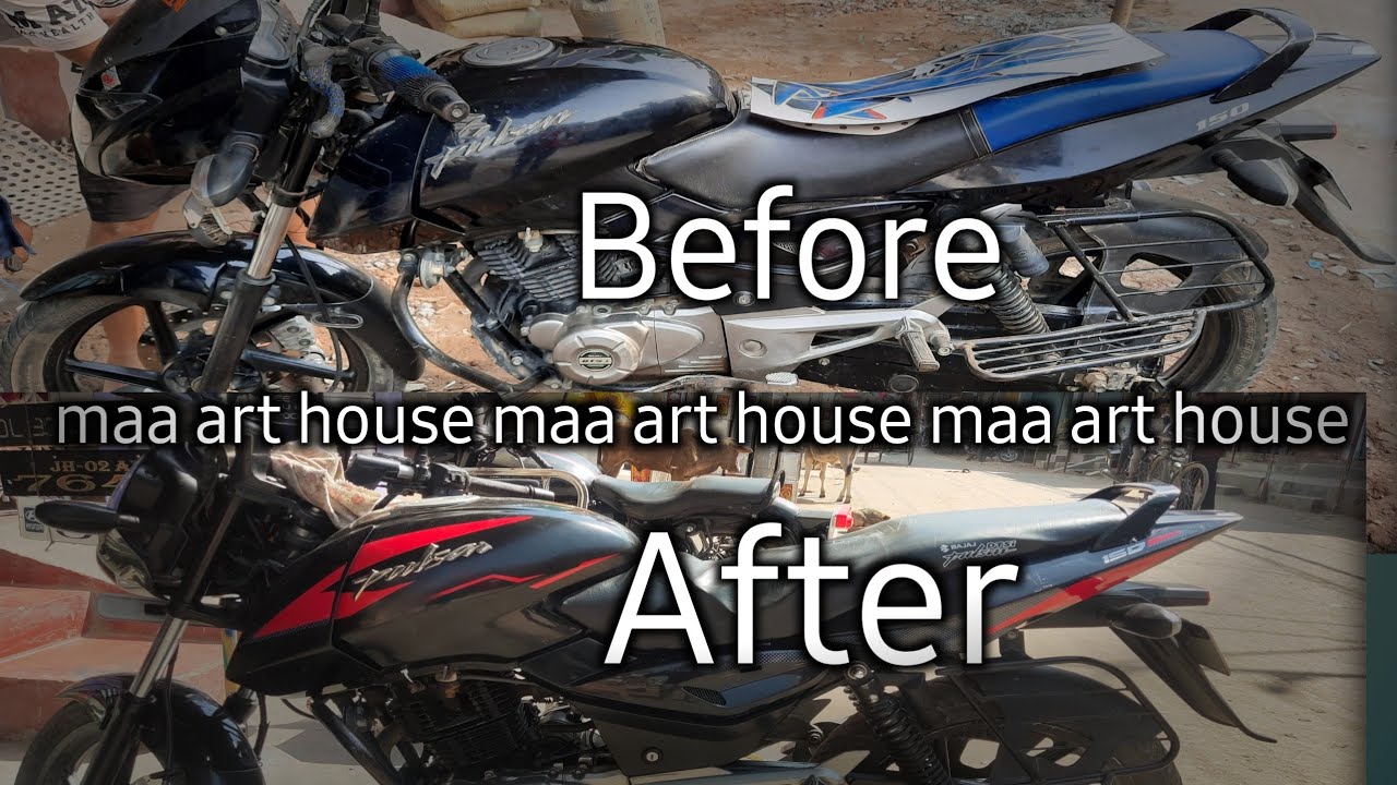 Bajaj Pulser 150 || pulser 150 Modification || New Model Sticker ...