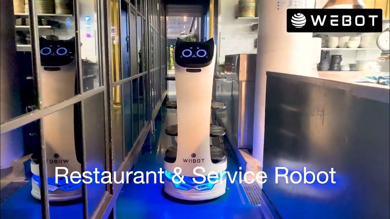 Webot Restaurant & Service Robot - Waipo - YouTube