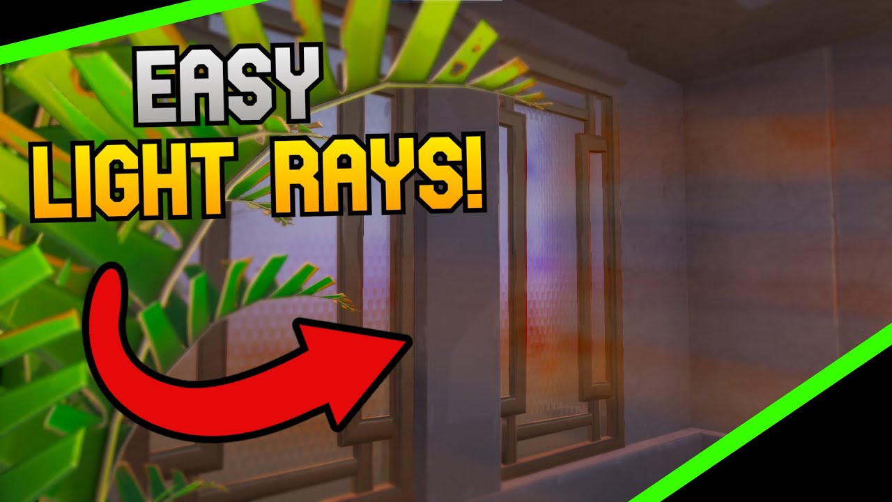How to make LIGHT RAYS in Fortnite Creative! - YouTube