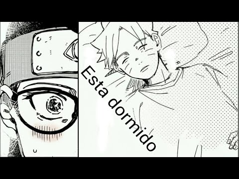 Sarada entra en la habitación de Boruto