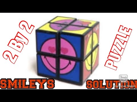2 by 2 Smileys Rubik Cube SolutioN.😊🙂😁😏😶🙄🤔 - YouTube
