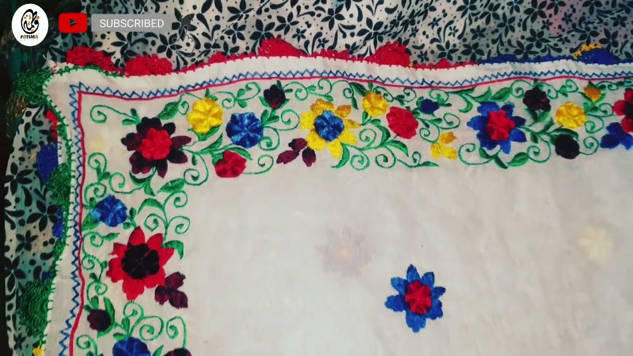 NEW RAITA HADE MADE STITCHING WITH SHANEL FLOWER & KAROSHA LAICE ...