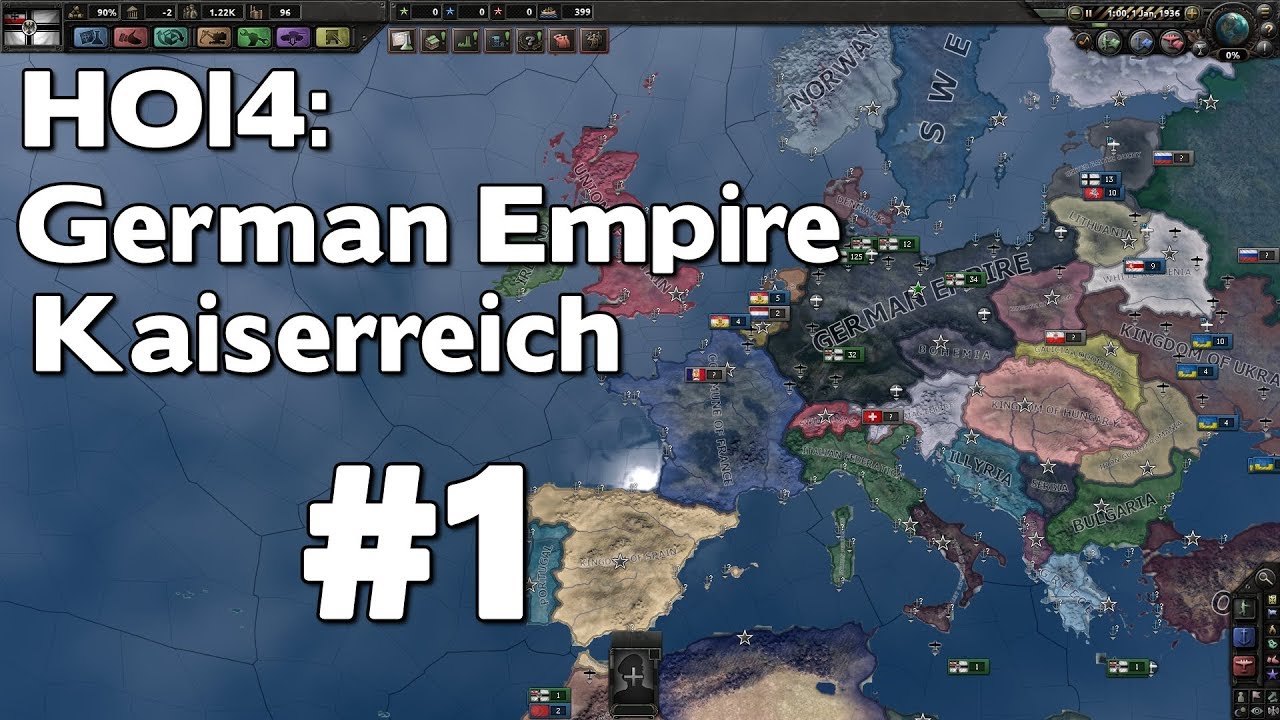 Let’s Play HOI4 German Empire (Hearts of Iron 4 Kaiserreich Mod ...