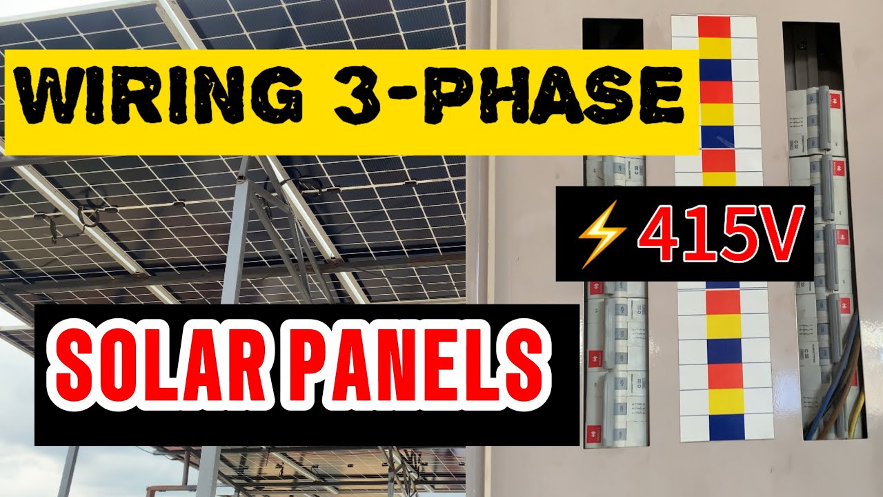 Electrical Wiring For A 3-Phase Solar Power. - YouTube