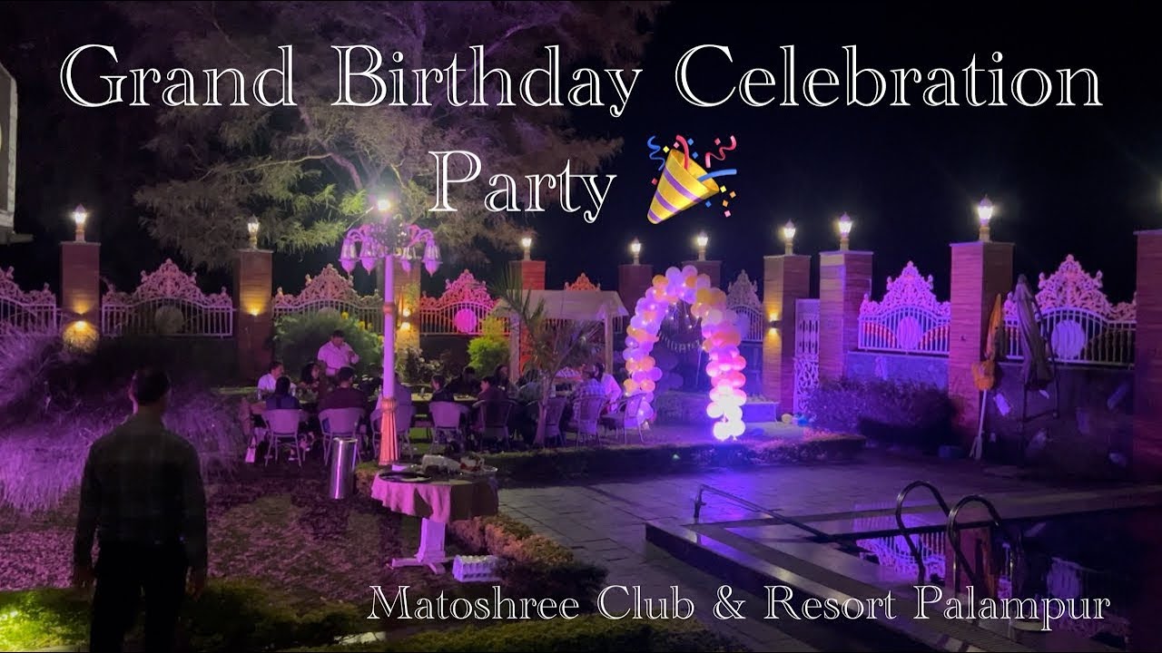 Grand Birthday Celebration Party#surprise#birthday#party# ...