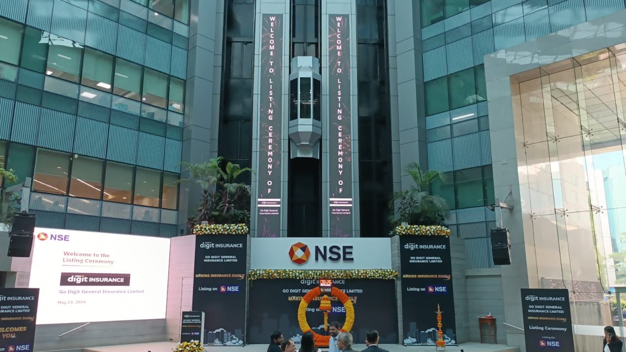 Listing Ceremony of Go Digit General Insurance Limited - YouTube