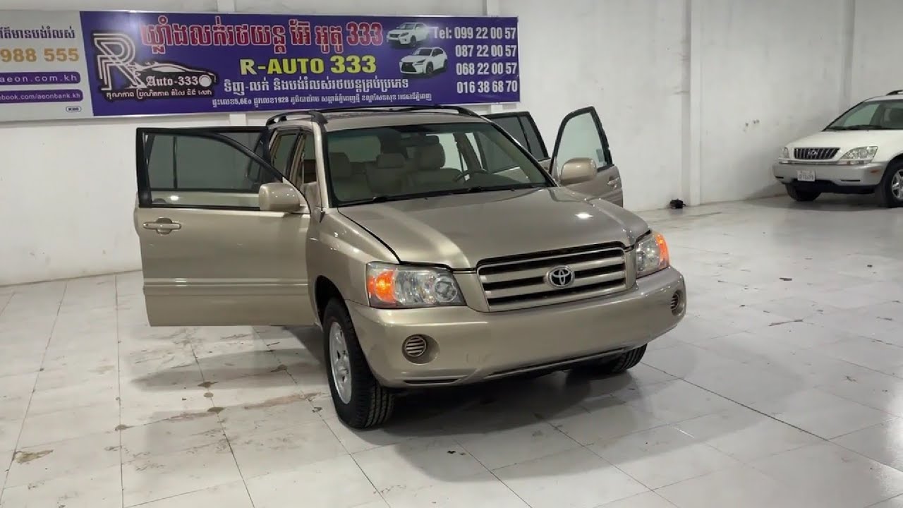 2004 Toyota Highlander V4 Full Option - YouTube