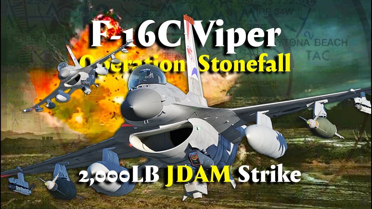 DCS World ( Operation Stonefall) Massive JDAM Strike on Mountain Caves ...