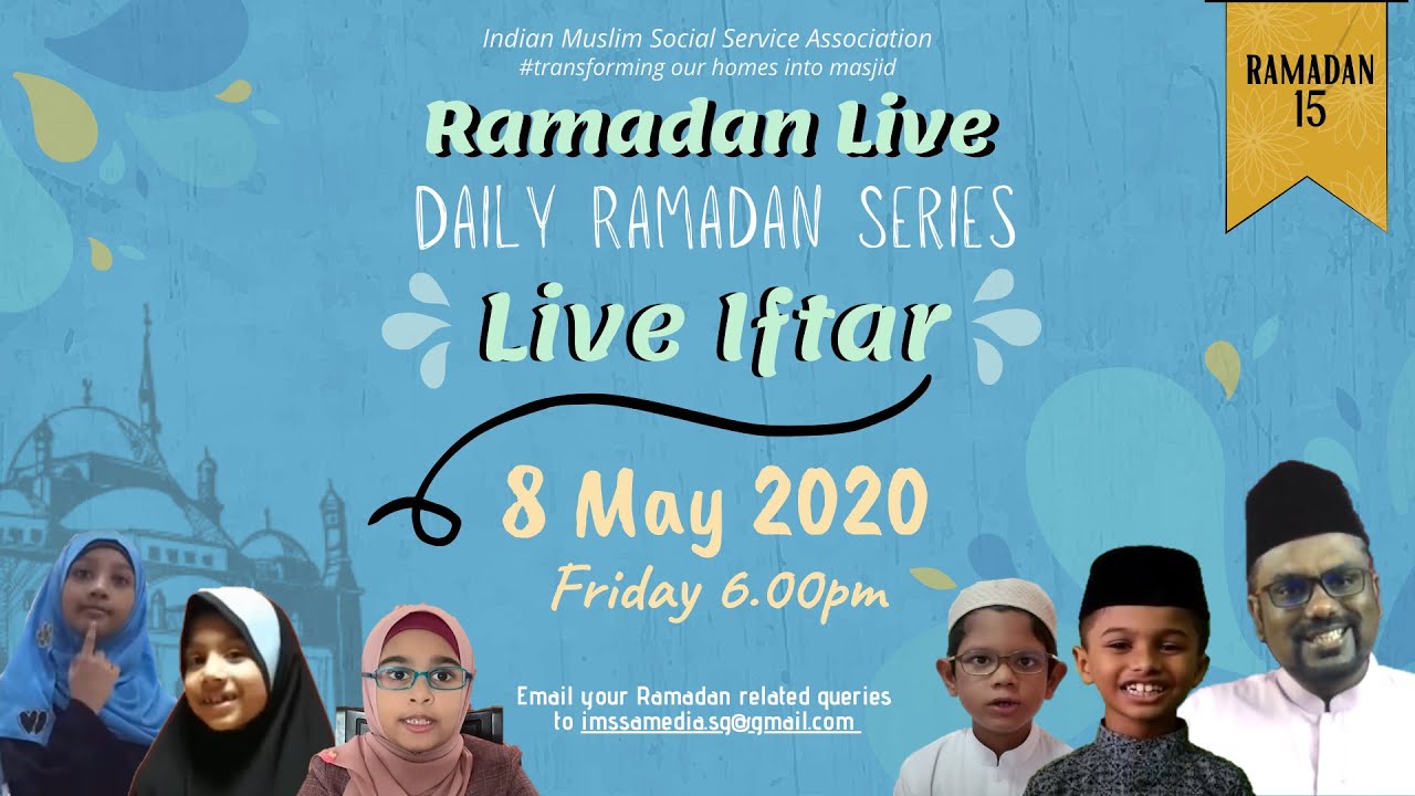 Ramadan 15 Live Iftar 8 May 2020 - YouTube