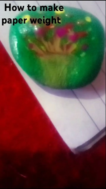 How to make paperweight at home very easy design - YouTube