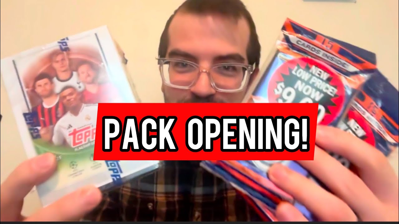 Opening Football Packs From Panini! - YouTube