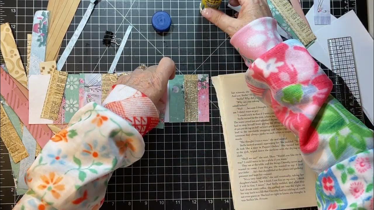 Scrappy Saturday! - Scrappy Strip Collage Christmas Pockets! - YouTube