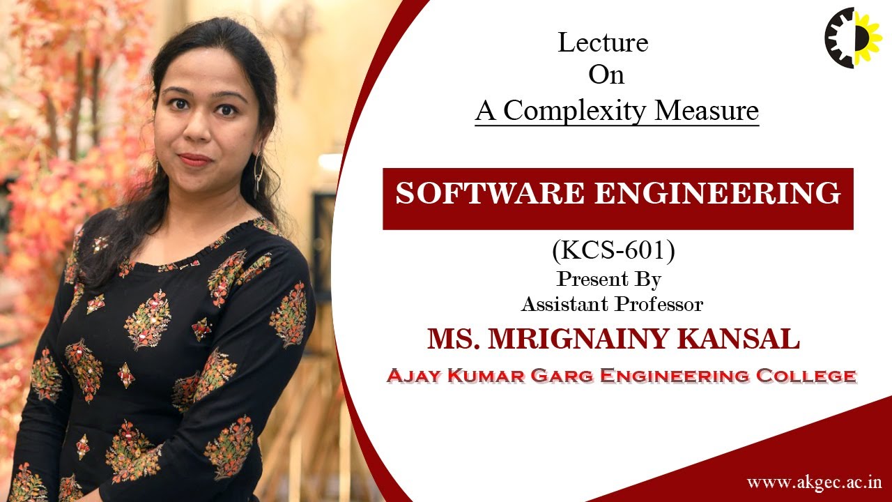 ''A Complexity Measure'' Software Engineering Lecture 03 By Ms Mrignainy Kansal, AKGEC - YouTube