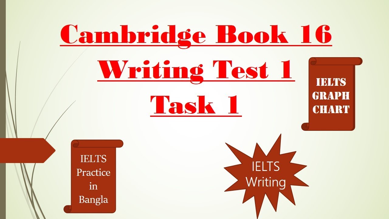 Cambridge IELTS Book 16, Writing Test 1, Task 1 - YouTube