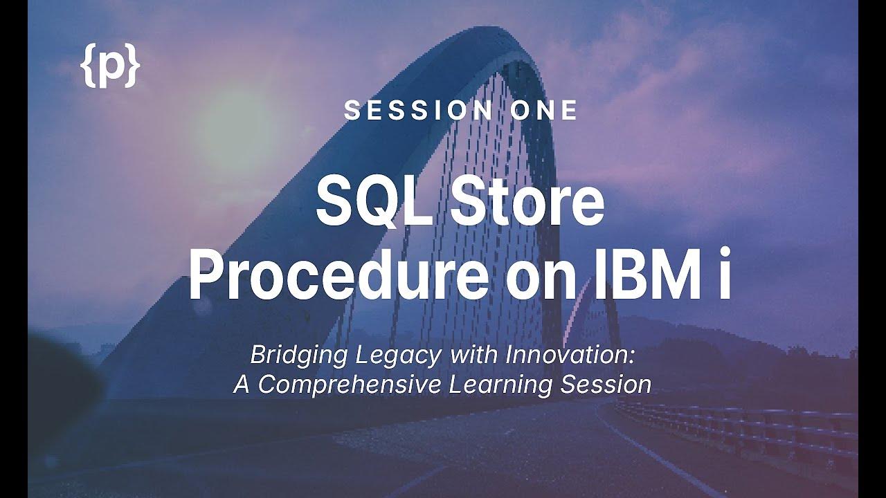 SQL Store procedure on IBM i - YouTube
