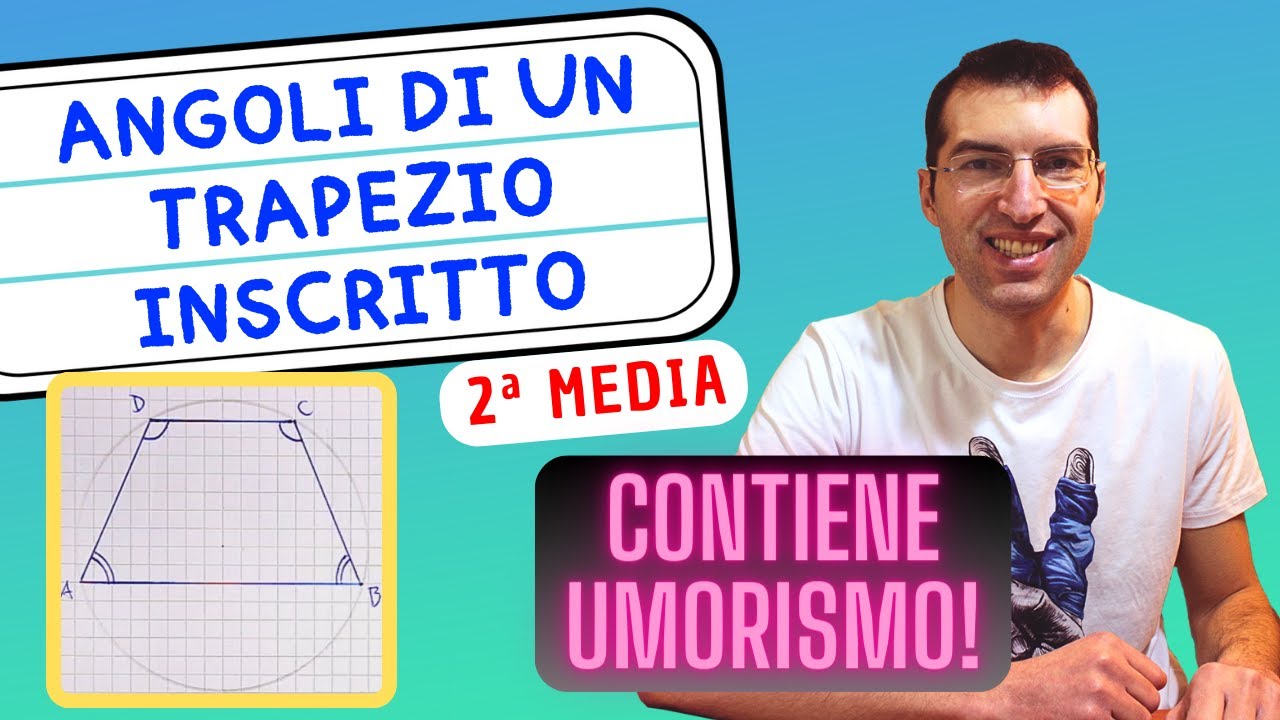 Come calcolare gli angoli di un TRAPEZIO INSCRITTO in una circonferenza ...