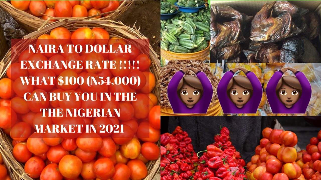 NAIRA TO DOLLAR EXCHANGE RATE WHAT 100 54 000 CAN BUY YOU IN THE