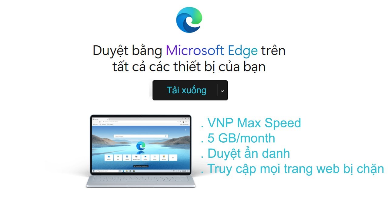 Cách dùng 5GB VPN miễn phí trên Edge - YouTube