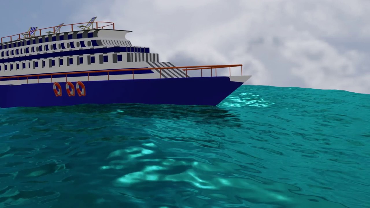 Ocean and Cruise Ship 3D Blender Animation Video - YouTube