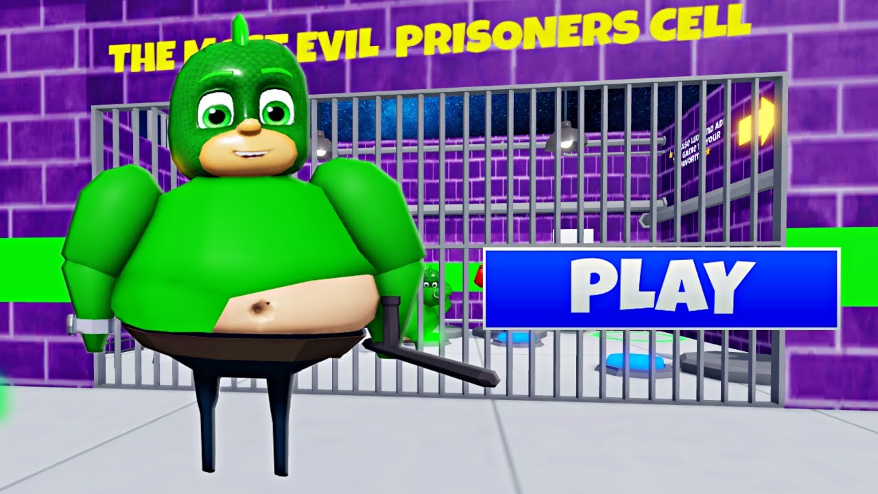 Playing As GEKKO BARRY in PIJAMAS MASK BARRY'S PRISON RUN (Obby) Full ...