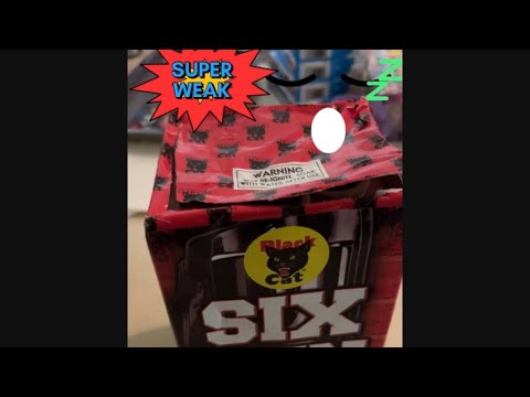 SIX GUN BY BLACK CAT 🐈‍⬛ 😩🧨#firework #blackcatfireworks - YouTube