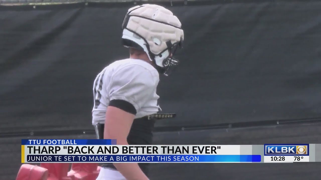 TTU Football's Mason Tharp is "back and better than ever" - YouTube