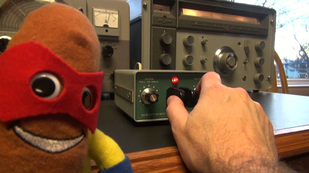 Super Tech Heathkit Keyer HD-1410 Demo Vintage Johnson Ranger 2 - YouTube