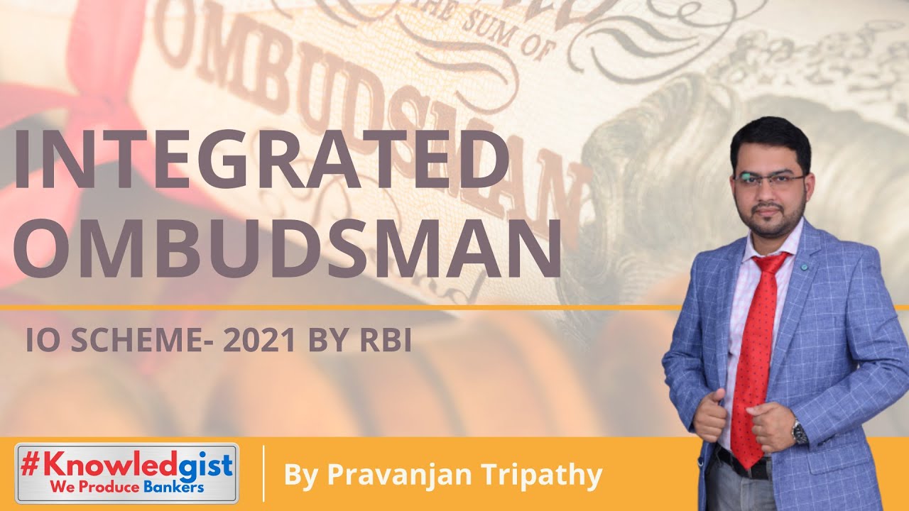 SBI CBO Banking Class: Integrated Ombudsman Scheme 2021 By RBI - YouTube
