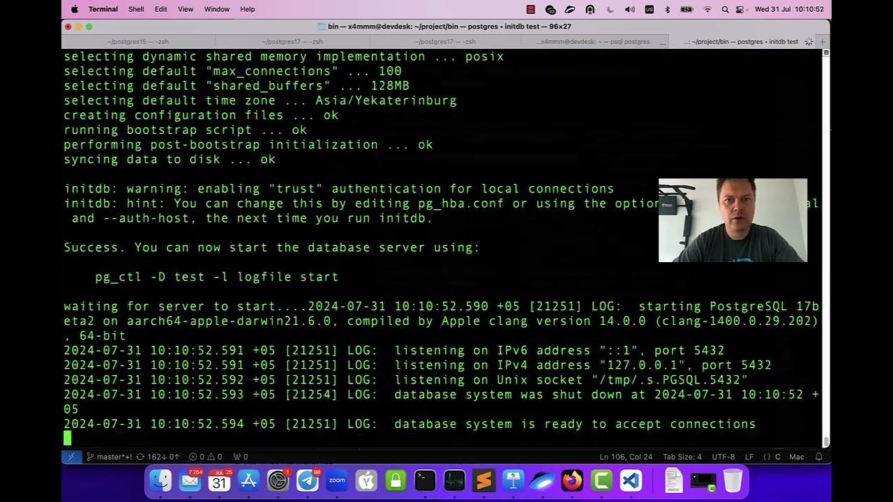 VSCode tips for Postgres development - YouTube
