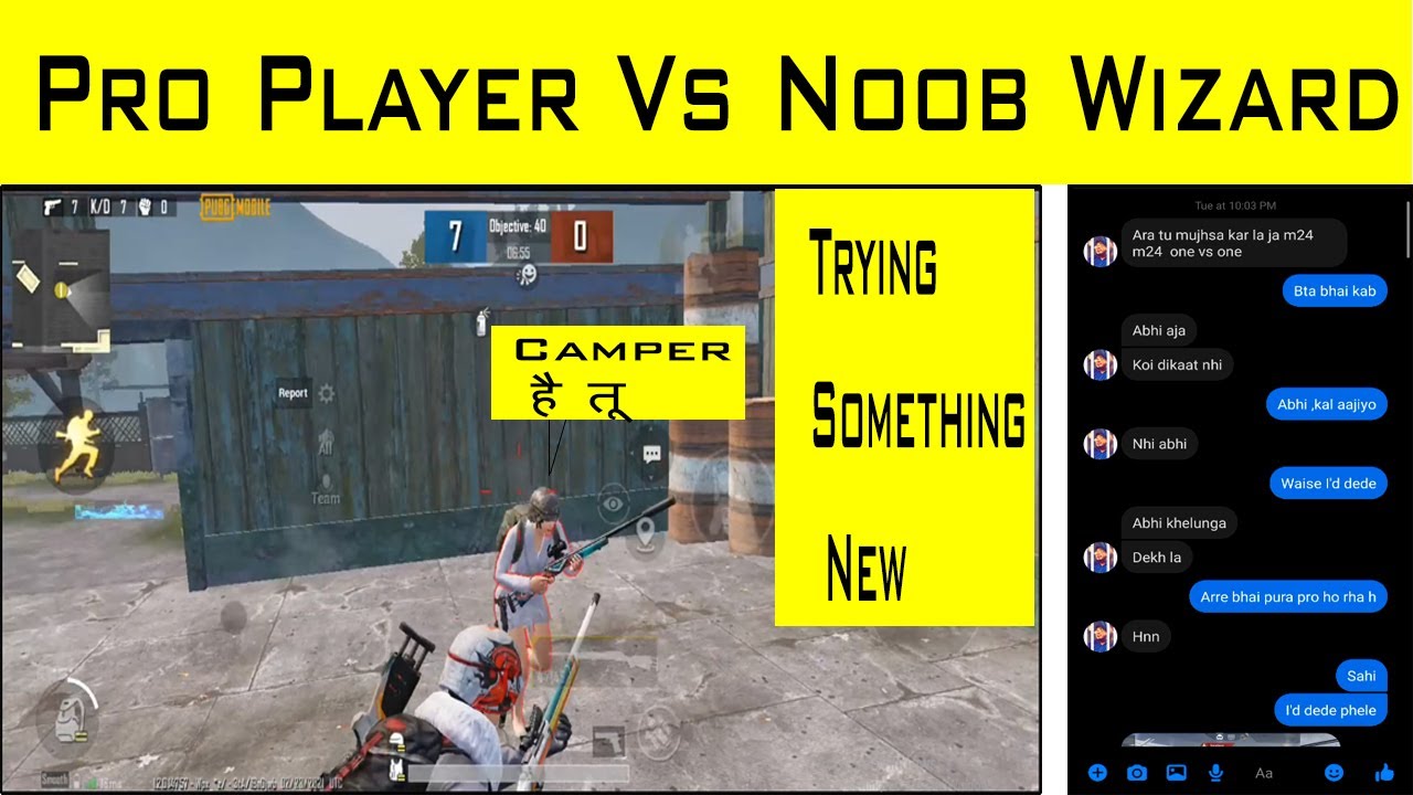 🧙🏻‍♂️🧙🏻‍♂️Camper Wizard Exposed😯😯|1Vs1|Trying something New|Pubg mobile ...