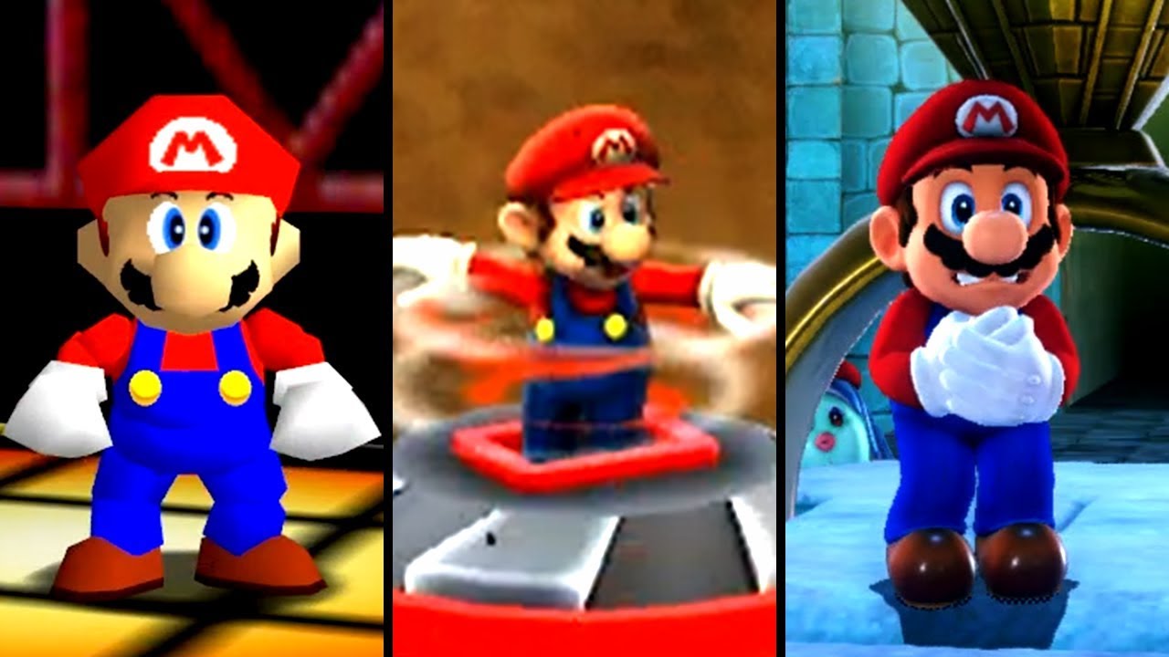 Evolution of Underground Levels in 3D Super Mario Games (1996-2019 ...