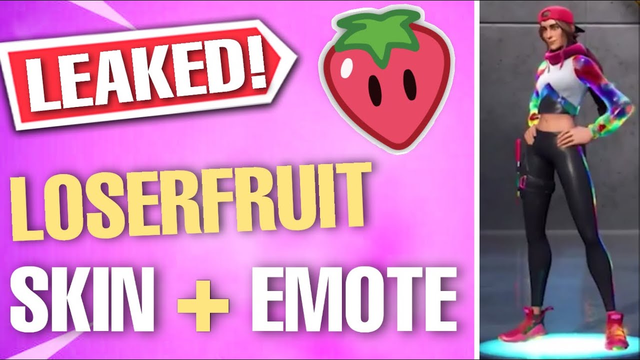 LEAKED LOSERFRUIT SKIN AND EMOTE! (Fortnite) - YouTube