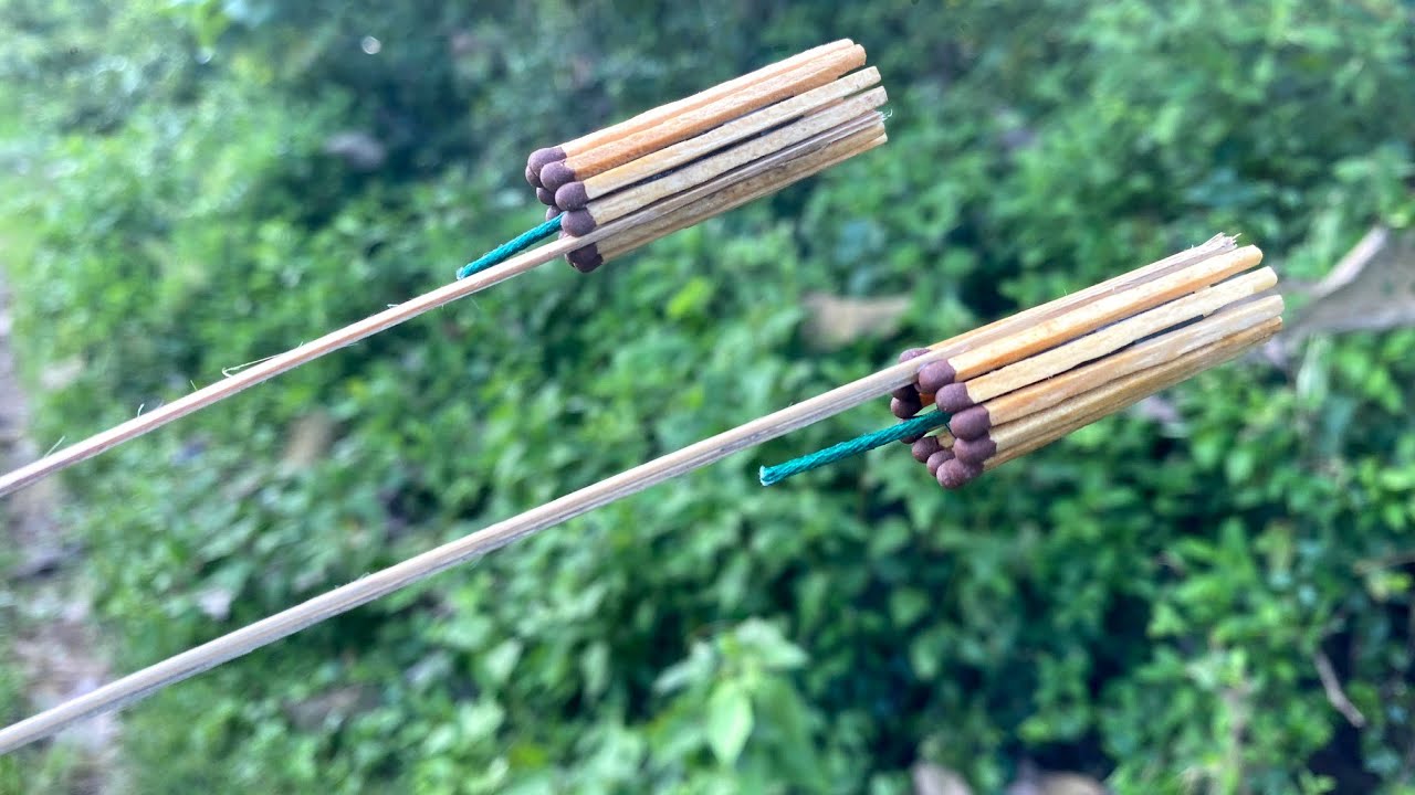 membuat roket dari korek api - YouTube