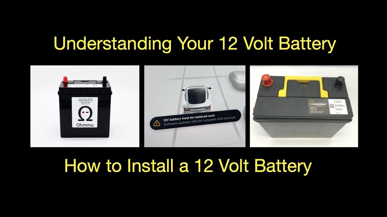 How to Swap Out the Tesla Model 3:Y 12 Volt Battery - YouTube