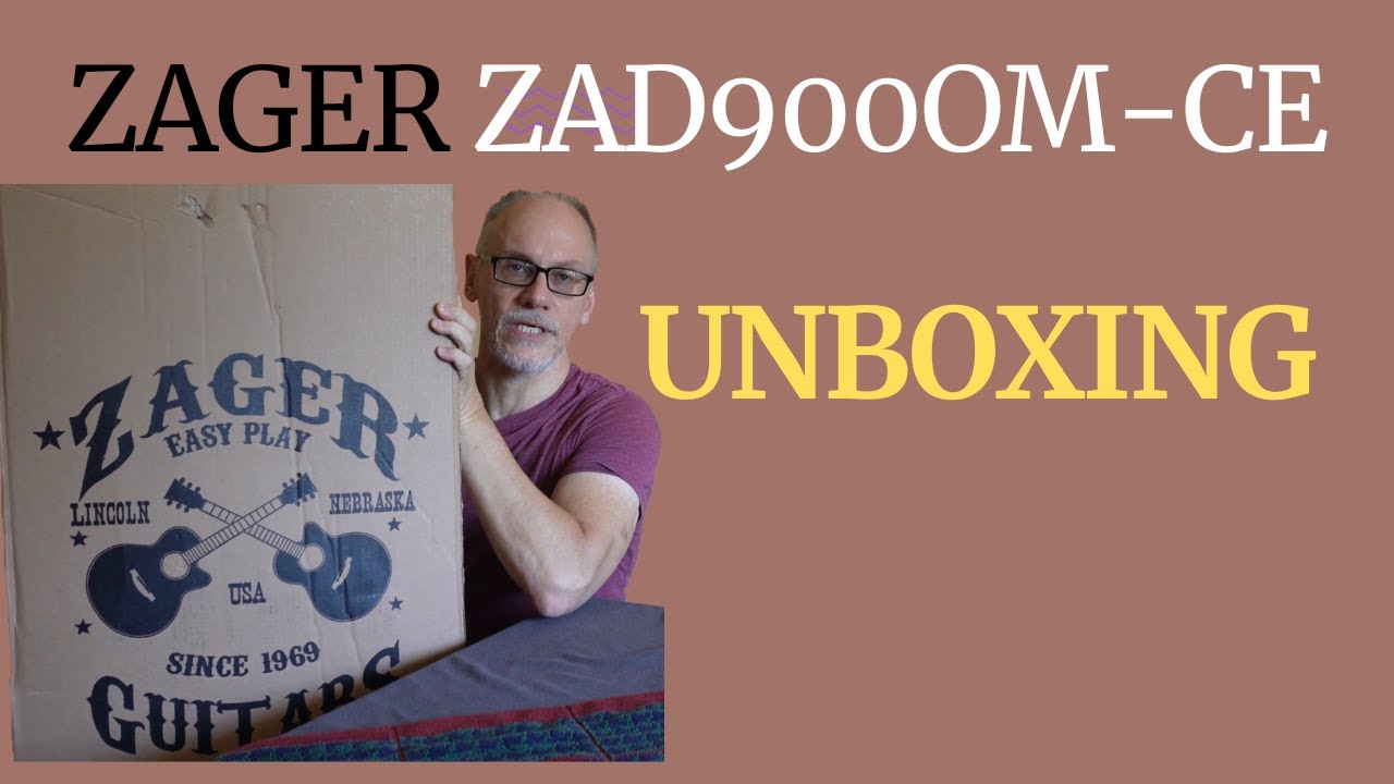 My new Zager ZAD900OM-CE unboxing - YouTube