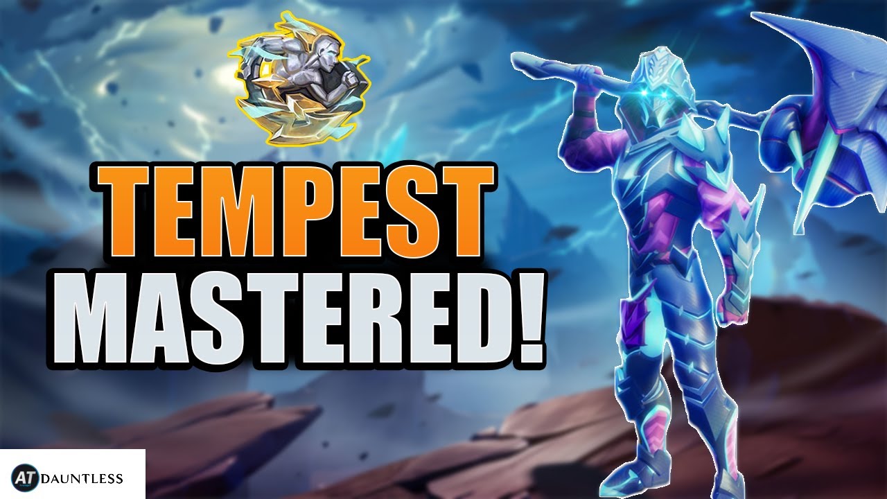 THE COMPLETE TEMPEST BUILD! [Dauntless Patch 1.7.4] - YouTube