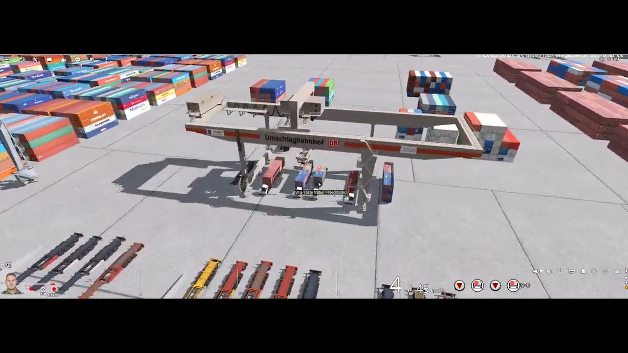 TRS22 Containerkran Altenwerder - YouTube