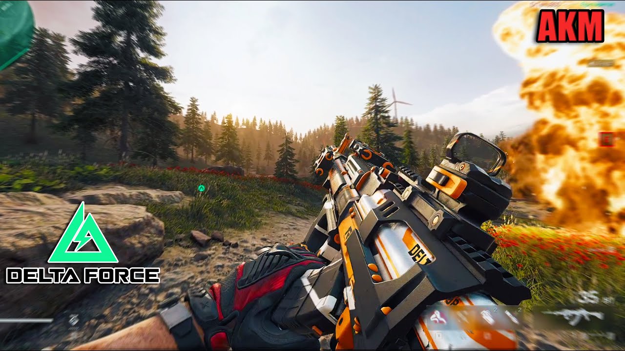 This AKM is TOTALLY BROKEN - AKM BUILD DELTA FORCE GAMEPLAY - YouTube