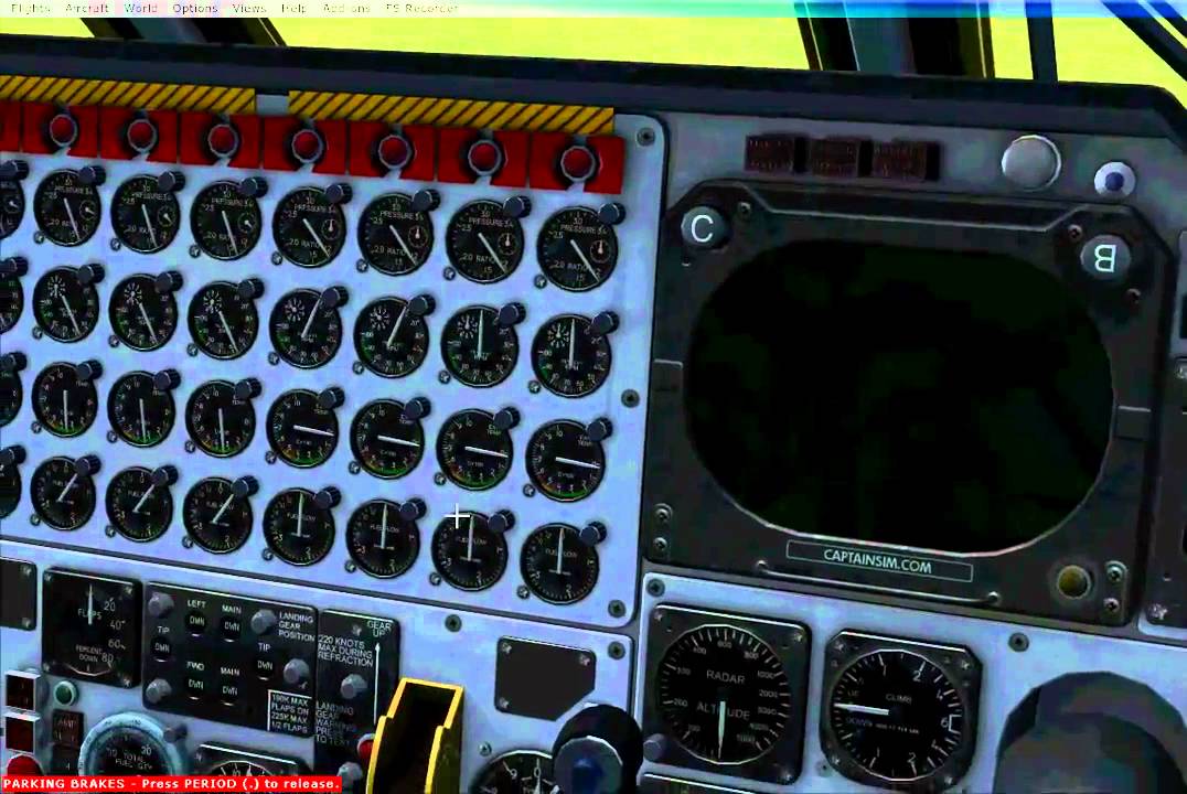Captain Sim B-52 Driver Engine Start Sequence - YouTube