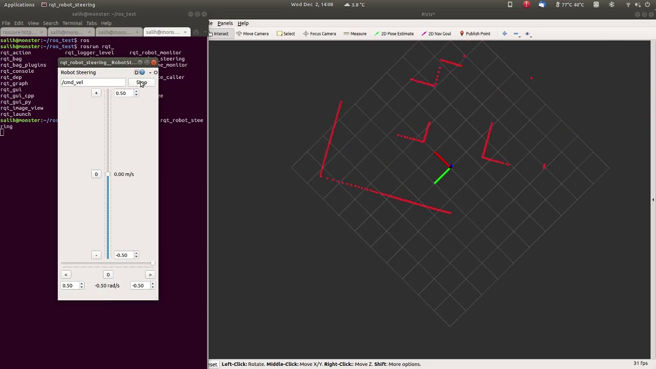 ROS Robot Simulator (Python) - YouTube