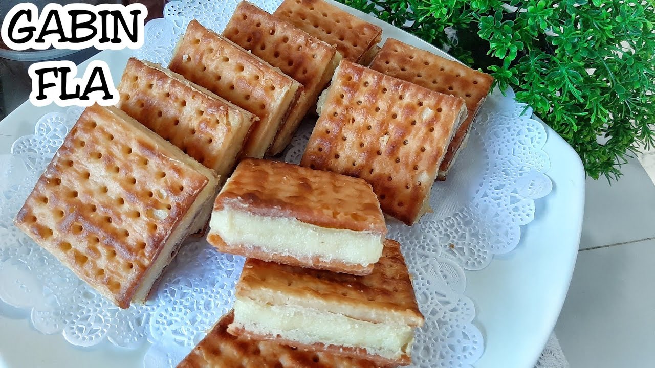 RESEP GABIN FLA LEMBUT DAN GURIH | Cuma diaduk " No Mixer Jajanan Jadul ...