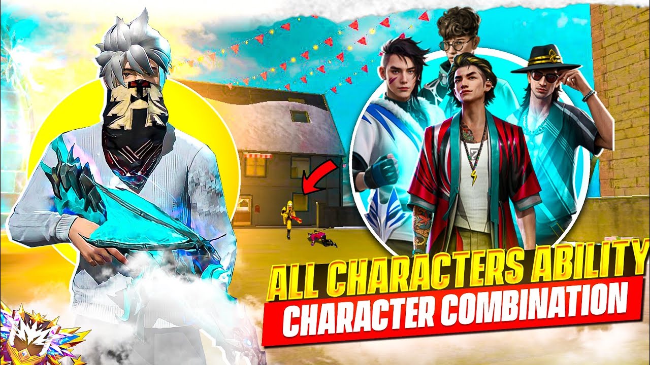 FREE FIRE CHARACTER COMBINATION | CHARACTER'S ABILITY EXPLAIN | GARENA ...
