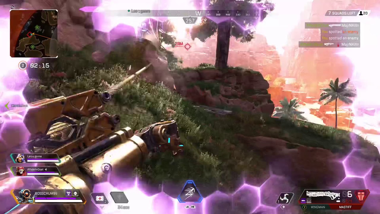Pathfinder flank in apex legends clip - YouTube