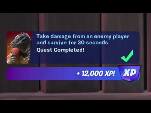 Fortnite - Take damage from an enemy player and survive 30 Seconds ...