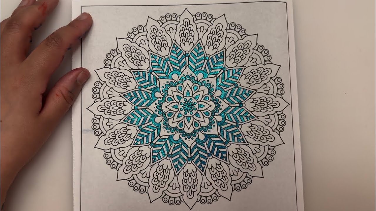 ASMR - Pattern - Mindfulness Colouring - No Talking - Art & Glitter ...