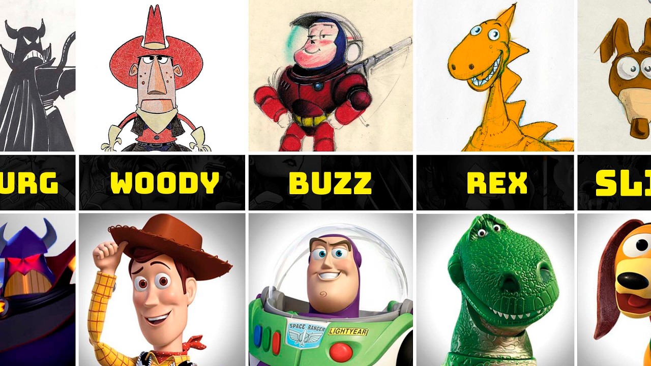 Toy Story Characters Clip Art Toy Story Clipart SVG Digital Download