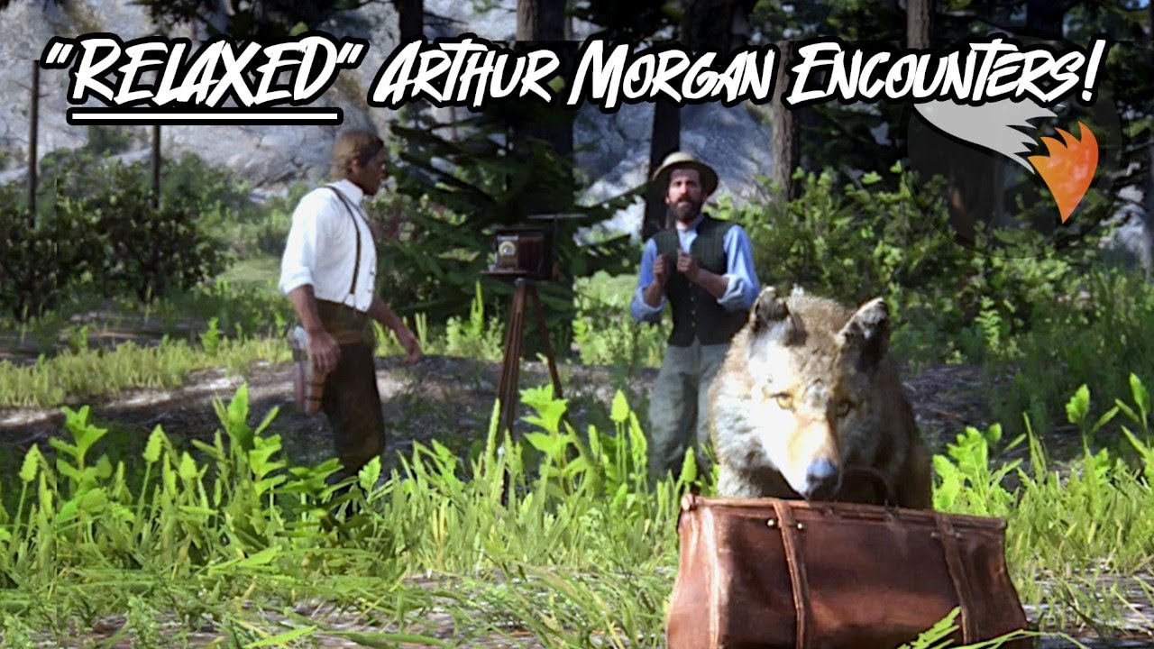KEEPING CALM: Arthur Morgan's Coyote Encounter with Albert Mason 🎮🎵 Relaxing Gameplay - YouTube