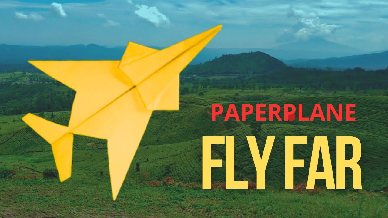 How to Make a Paper Airplane - FLY HIGH & FAR! |Musario's Creations ...